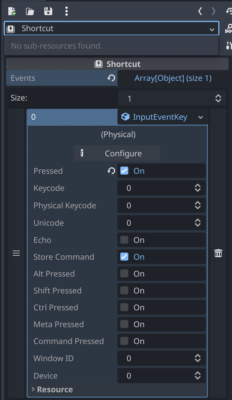Subresources in Arrays or Dictionaries don't show up in the list of subresources in the ...