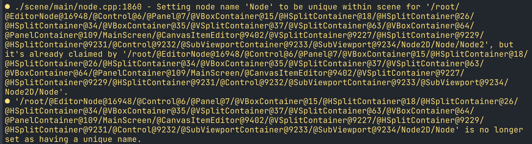 Batch rename won't check for duplicate unique name · Issue #78291 · godotengine/godot · GitHub