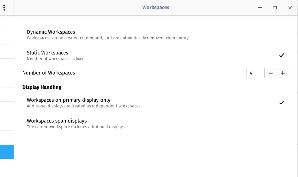 1 workspace for secondary monitor [feature request] · Issue #1258 · linuxdeepin/developer-center ...