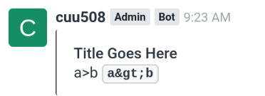 Inconsistent HTML escaping in web and mobile · Issue #29448 · RocketChat/Rocket.Chat · GitHub