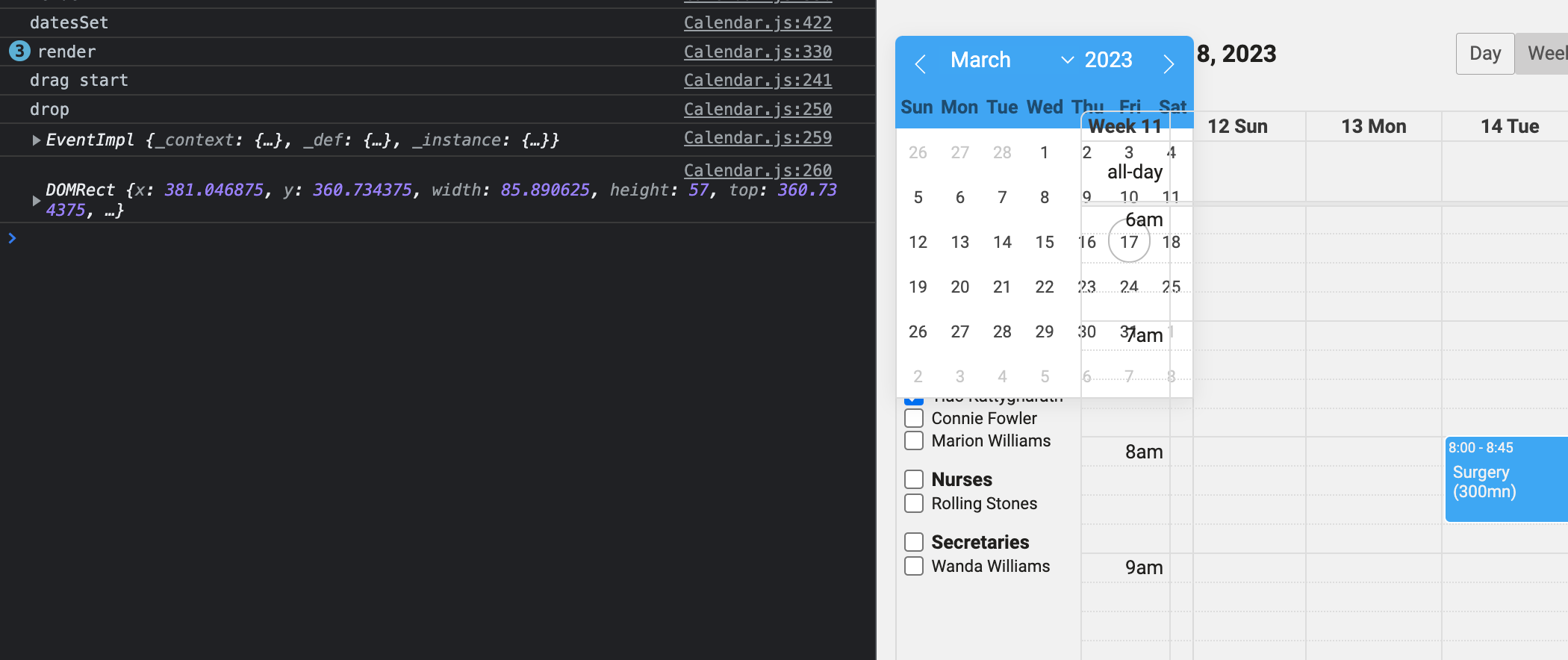 Access to dragging element when event is released · Issue #7248 · fullcalendar/fullcalendar · GitHub