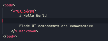 Problem with conversion to HTML · Issue #141 · blade-ui-kit/blade-ui-kit · GitHub