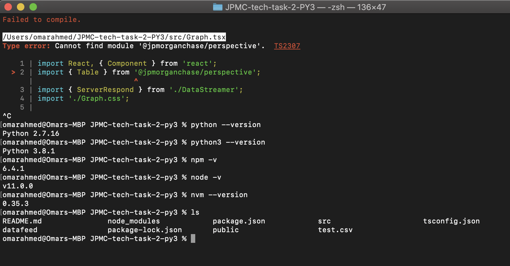 Problem with npm start and install · Issue #446 · insidesherpa/JPMC ...
