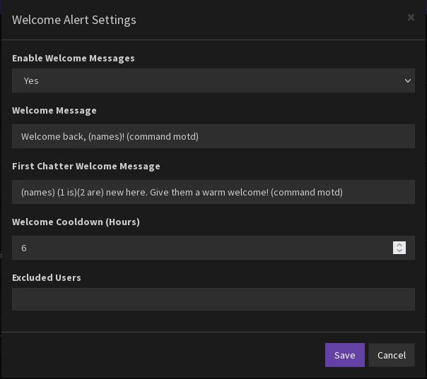 Command variable in welcome message don't work · Issue #2646 ...