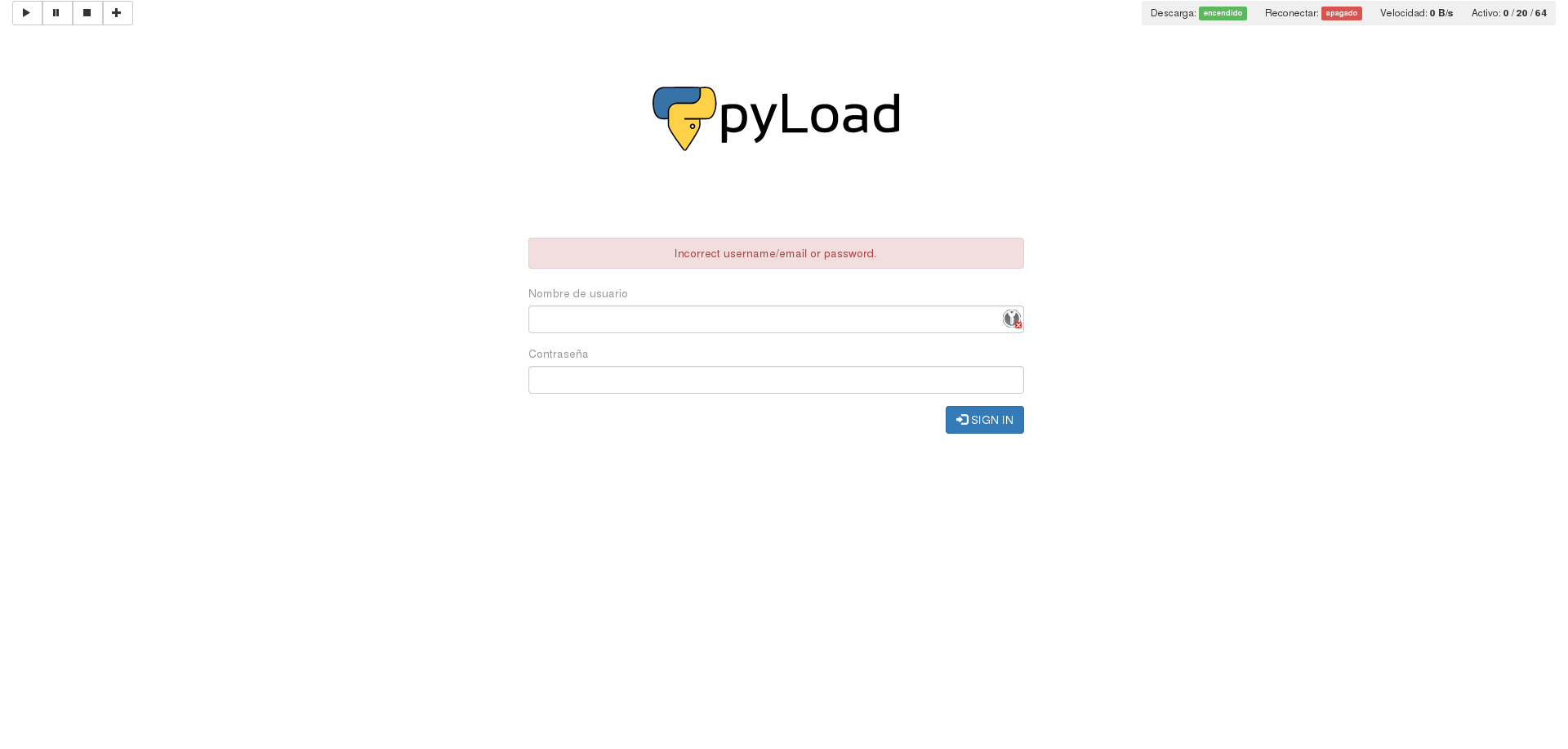 The login page is displayed even when a session is already started · Issue #3529 · pyload/pyload ...