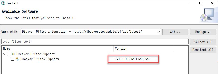How To Get Dbeaver Office Integration Old Version · Issue 18372 · Dbeaverdbeaver · Github 