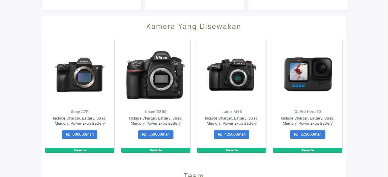 GitHub - fajarajiprayoga/camera-web: Aplikasi pengelolaan toko sewa ...