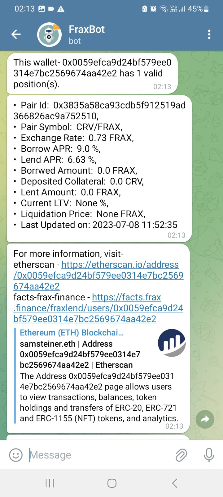 GitHub - rijulizer/FraxBot: Telegram Bot for Frax Lend