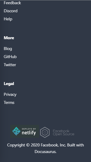 ReAligning the netlify logo · Issue #2881 · facebook/docusaurus · GitHub