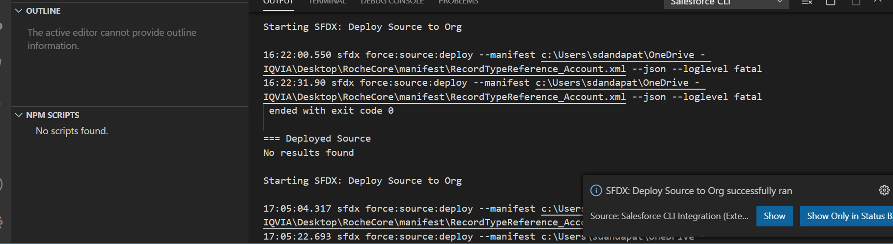 Not able to Deploy fields with a package into the higher Org using VS Code · Issue #2532 ...