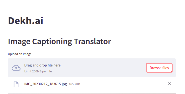 GitHub - lucifertrj/Dekh.ai: Image Captioning Translator