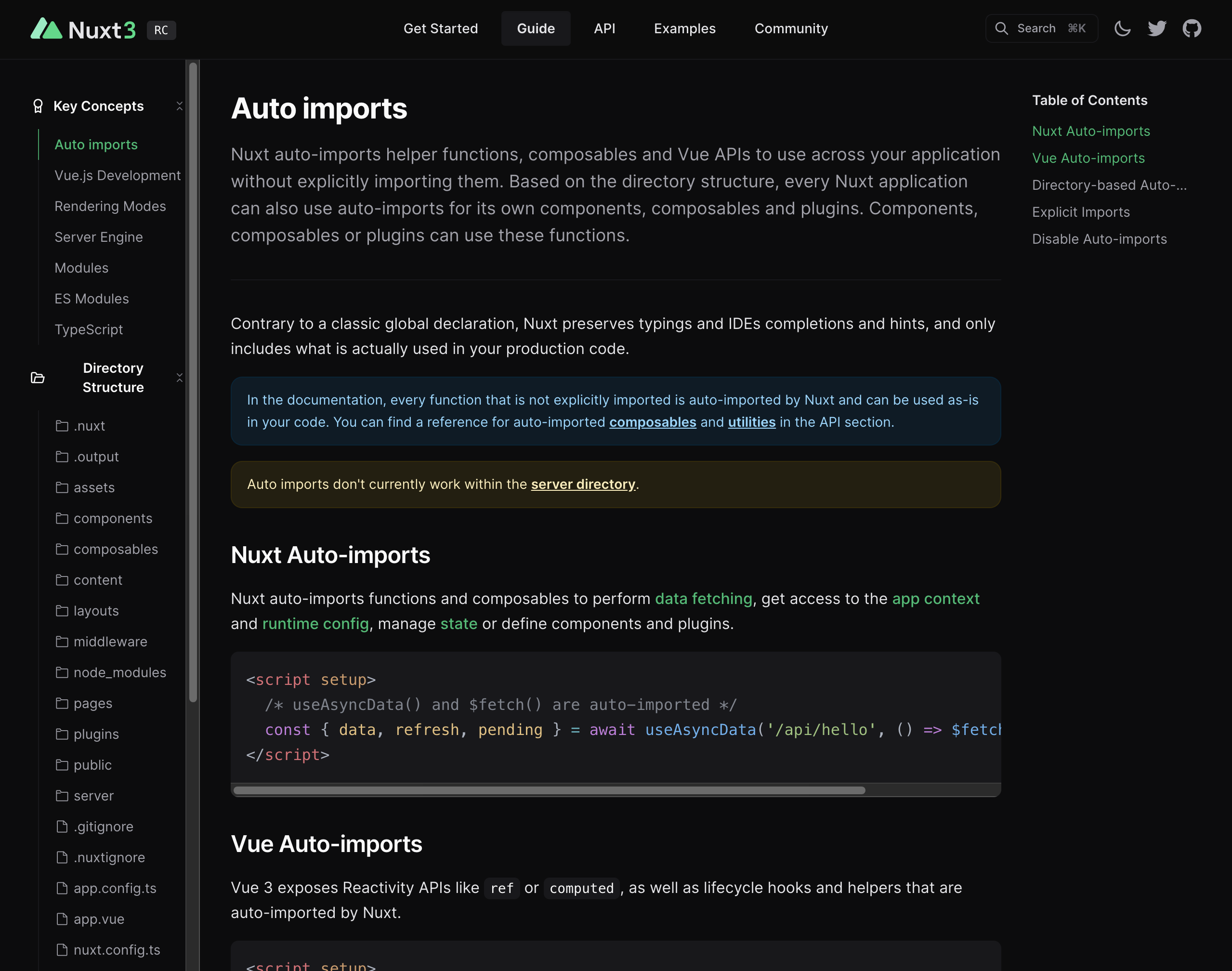 bug(docs): `Guide` sidebar alignment issue maybe width ? · Issue #1010 · nuxt/nuxt.com · GitHub