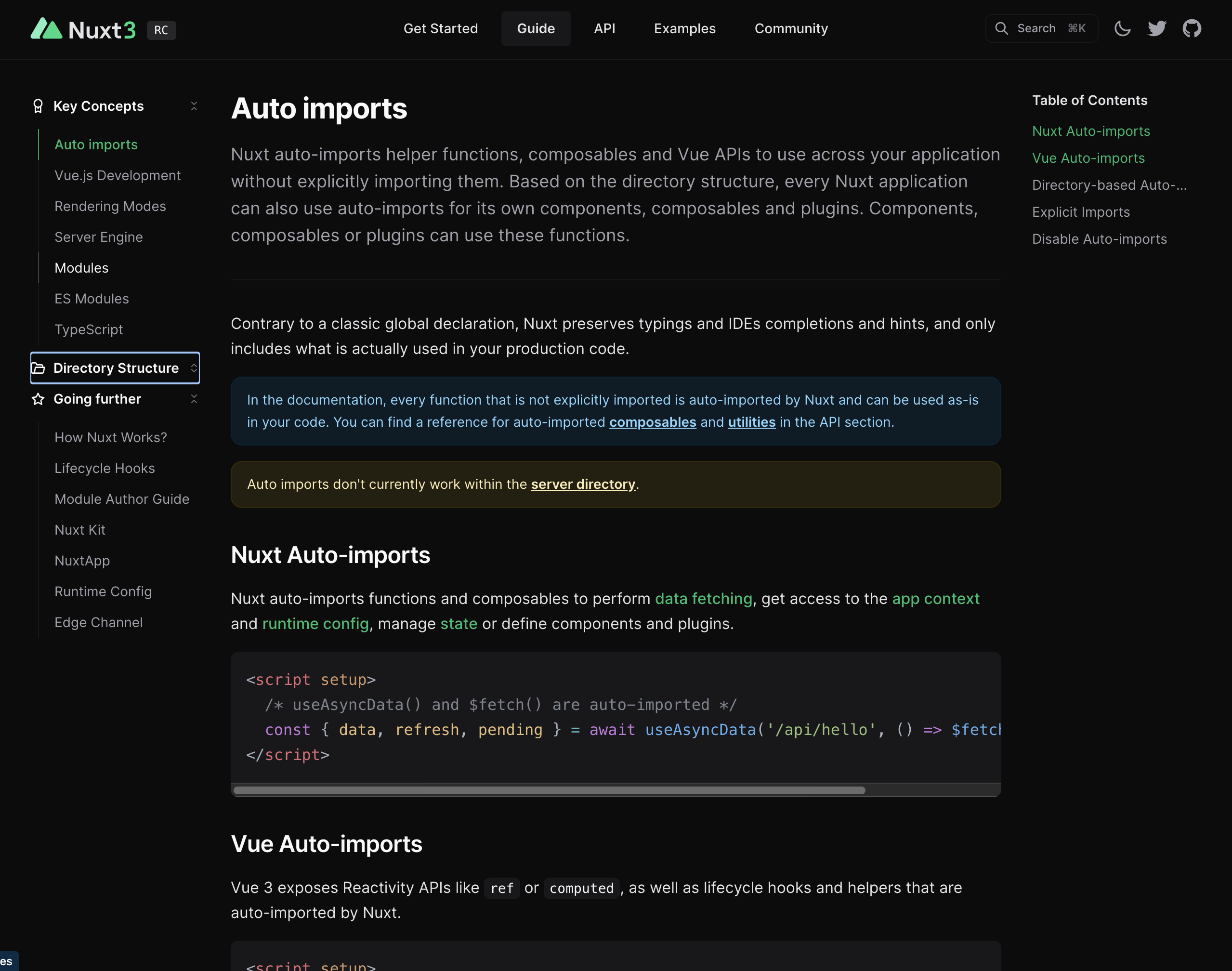 bug(docs): `Guide` sidebar alignment issue maybe width ? · Issue #1010 · nuxt/nuxt.com · GitHub