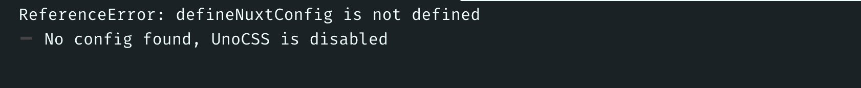 Vscode `definenuxtconfig` Not Defined · Issue 2018 · Unocssunocss · Github