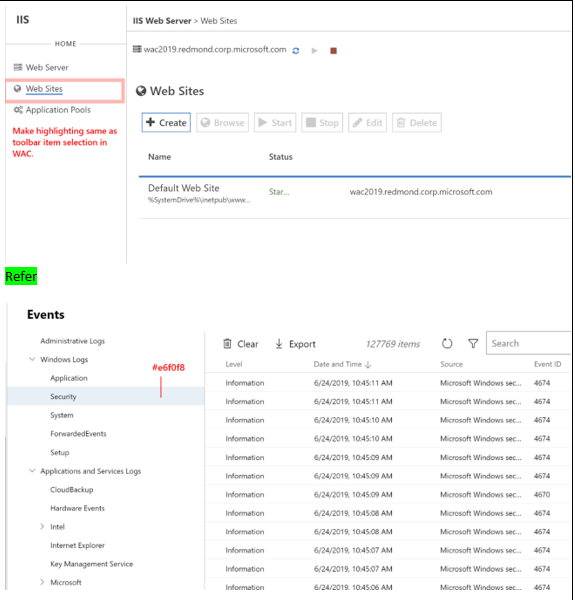 [WAC-Styling] VTab highlight styling change · Issue #472 · microsoft/IIS.WebManager · GitHub