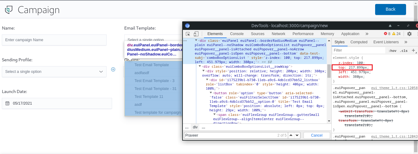 [EuiComboBox] Popover position not rendering properly · Issue #4806 · elastic/eui · GitHub