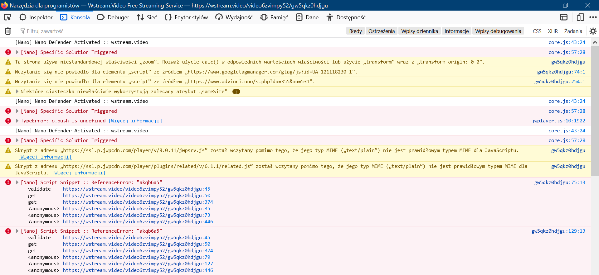 wstream.video · Issue #1118 · jspenguin2017/uBlockProtector · GitHub
