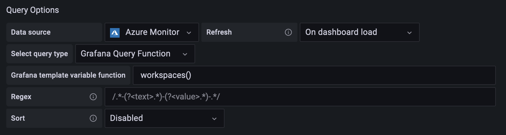 Azure Monitor DS: Logs resource picker does not have support for ...