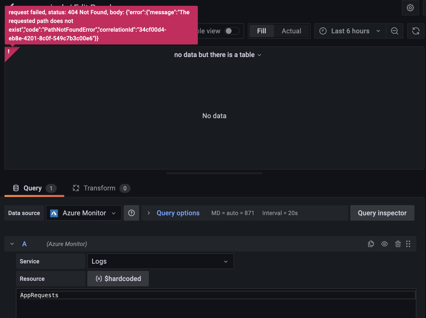 Azure Monitor DS: Logs resource picker does not have support for variables. · Issue #43618 ...