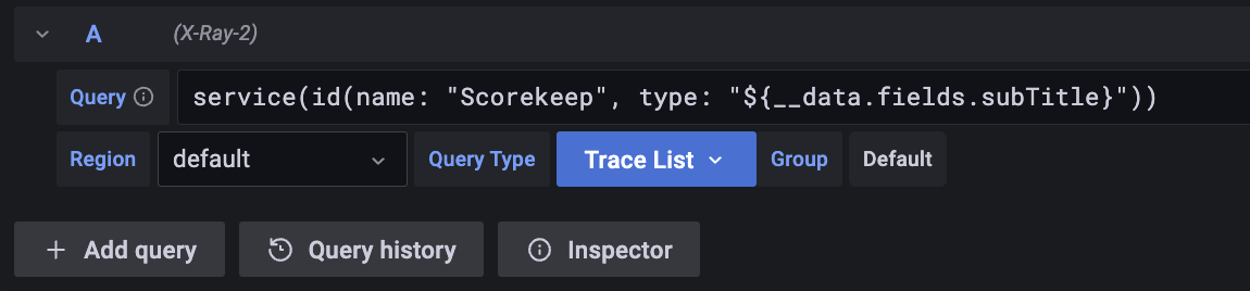Breaking change in grafana/data around 8.5 causing issues with links to trace querying in ...
