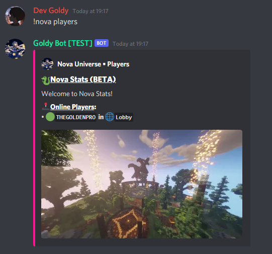 GitHub - NovaUniverse/Nova-Stats-goldybot: Goldy Bot Cog for viewing ...