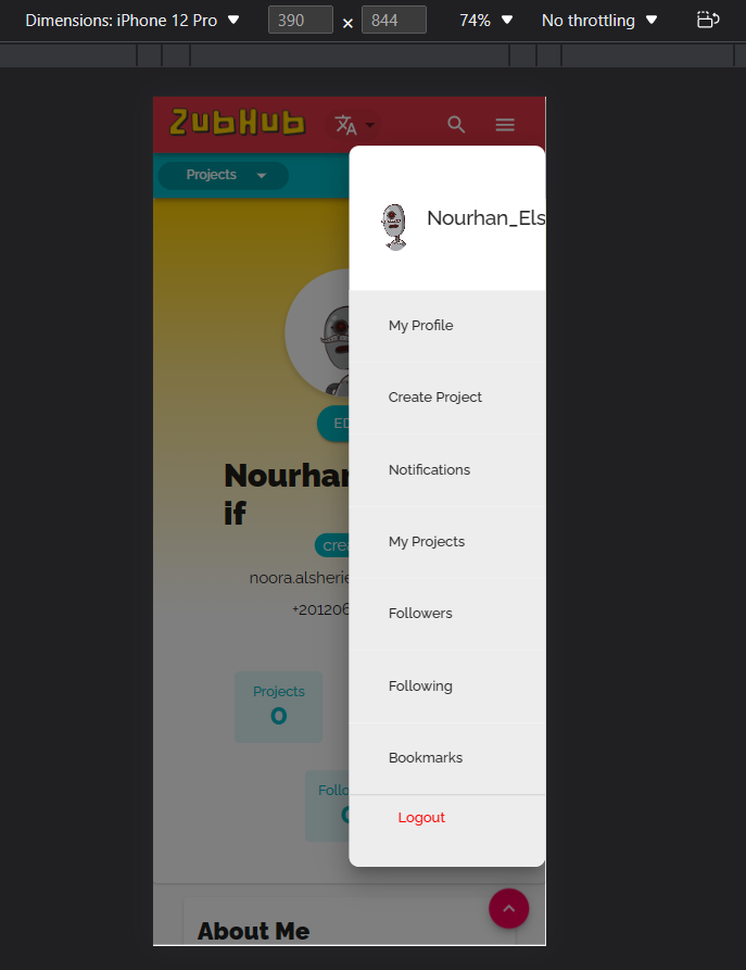 Dropdown menu in mobile responsive · Issue #596 · unstructuredstudio/zubhub · GitHub