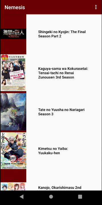 GitHub - SnKDaisuke/Nemesis: Projet d'Android Esiea 3a - Application ...