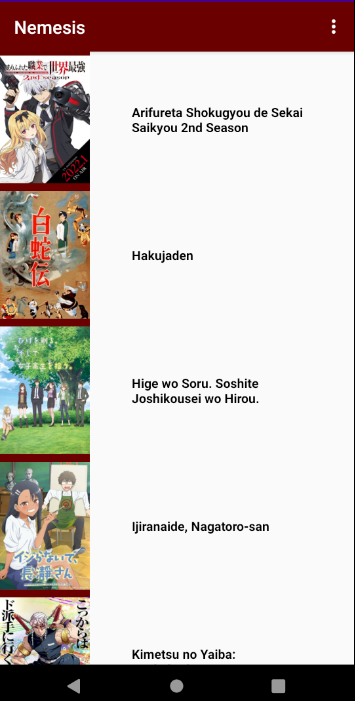 GitHub - SnKDaisuke/Nemesis: Projet d'Android Esiea 3a - Application ...
