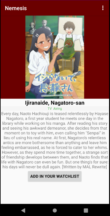 GitHub - SnKDaisuke/Nemesis: Projet d'Android Esiea 3a - Application ...