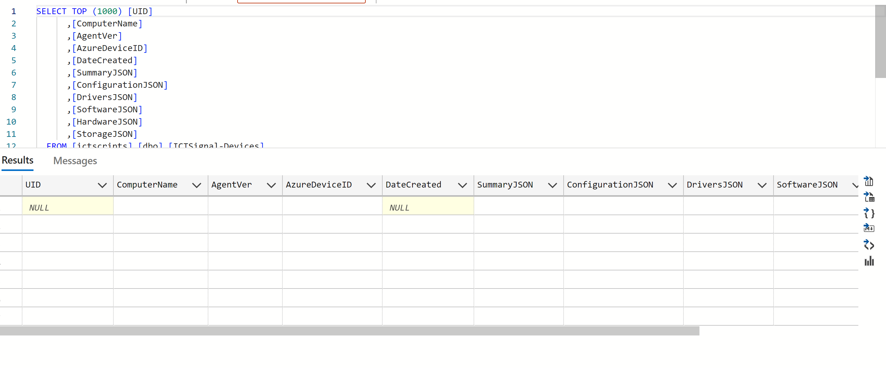 Json Inside A Column Is Repeated In Other Columns Takes A Few Refreshes And Then It Works 5115