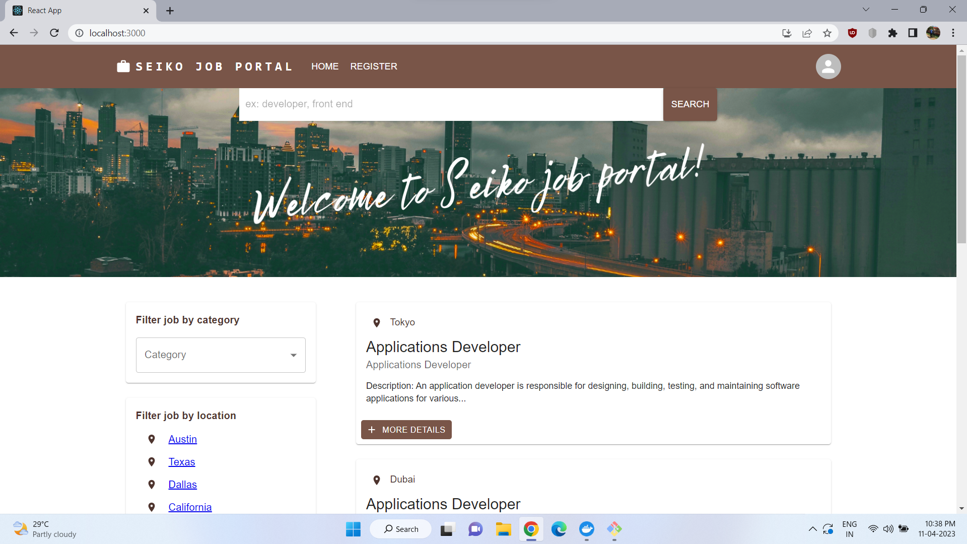 GitHub - adityarajsahoo/Seiko-Hire: The project is about building a job ...
