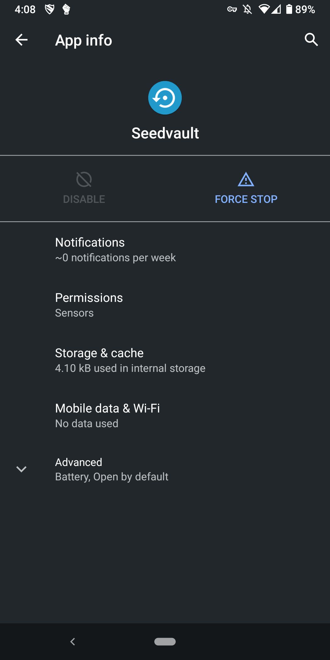 GrapheneOS SeedVault: Unable to get management intent from transport · Issue #463 · GrapheneOS ...