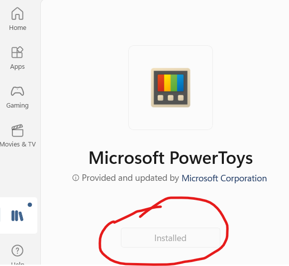 Microsoft Store version shows as "installed" but github version is uninstalled. · Issue #24054 ...