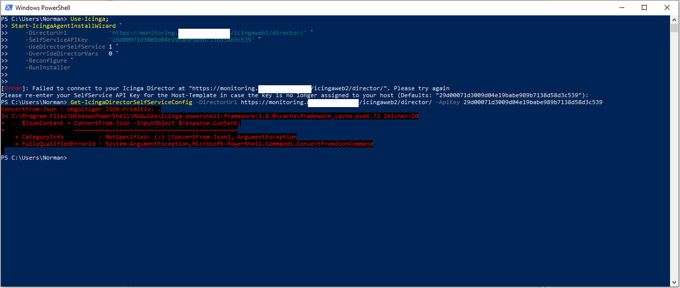 can´t connect with Start-IcingaAgentInstallWizard to selfservice api · Issue #594 · Icinga ...