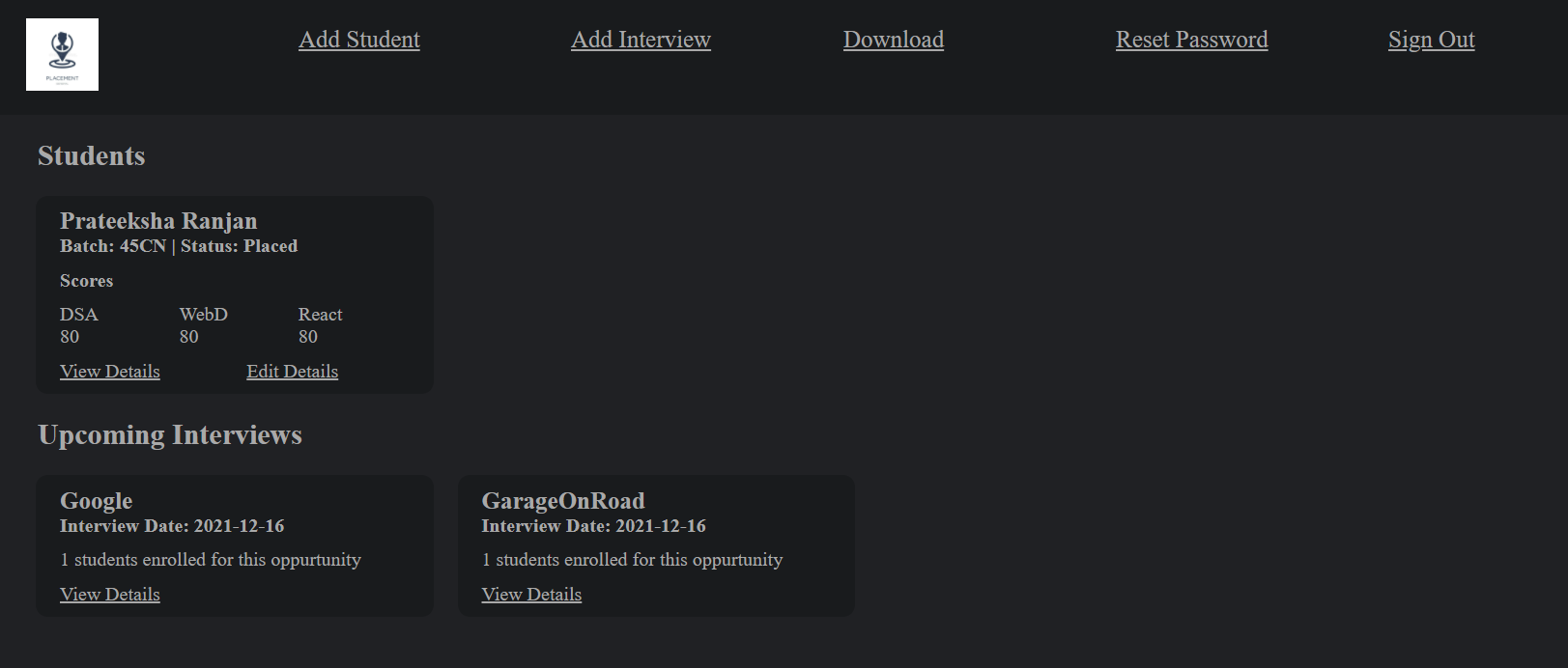 GitHub - anuj326/placement