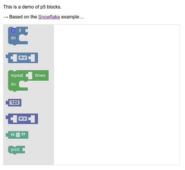 Setup initial files and directory for p5 demo by moniika · Pull Request #910 · google/blockly ...