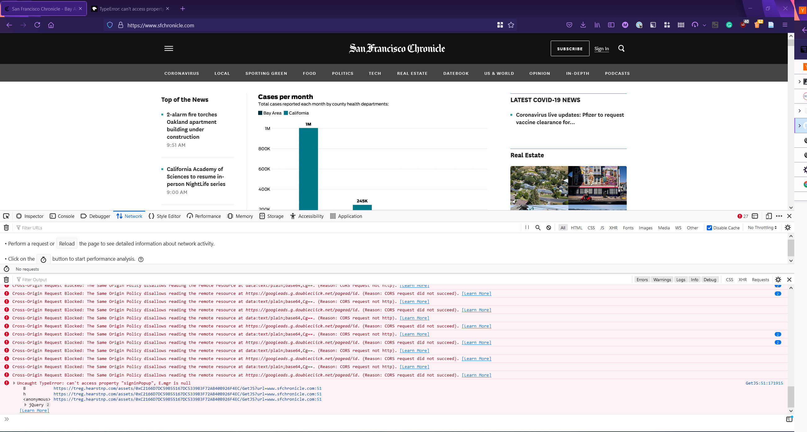 sfchronicle.com - sign in button not working · Issue #72891 · webcompat/web-bugs · GitHub