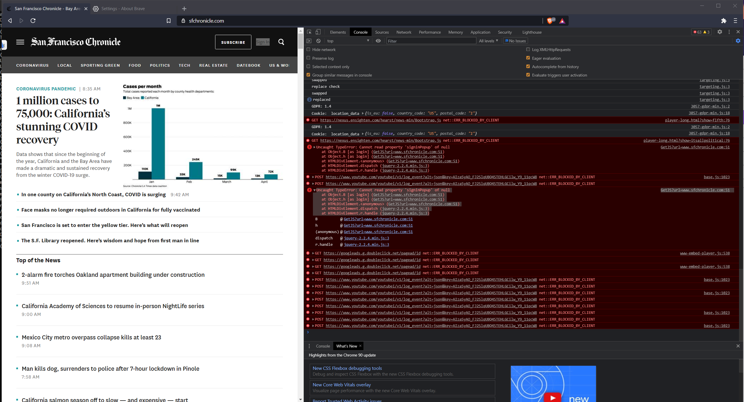 sfchronicle.com - sign in button not working · Issue #72891 · webcompat/web-bugs · GitHub