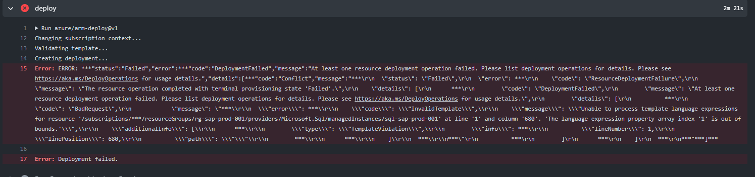 Error output · Issue #4789 · Azure/bicep · GitHub