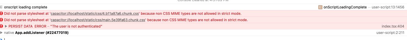 bug: iOS 14.5 apps not loading global Ionic Styles in emulator · Issue #4772 · ionic-team ...