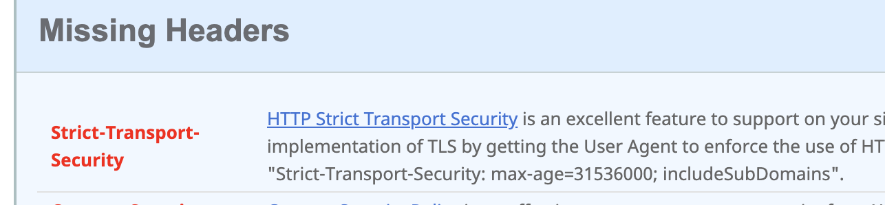 HSTS max-age not recognised · Issue #76 · securityheaders/securityheaders-bugs · GitHub