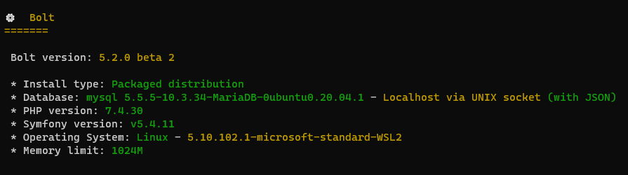 Bolt 5.2 beta: Clearing cache from dashboard results in error · Issue #3289 · bolt/core · GitHub