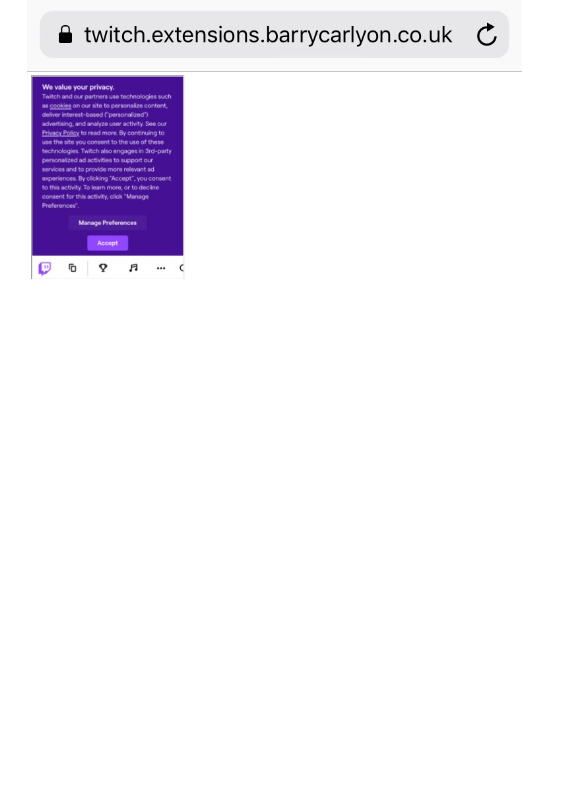 Chat embed just redirecting to the Twitch front page on iOS · Issue #195 · twitchdev/issues · GitHub