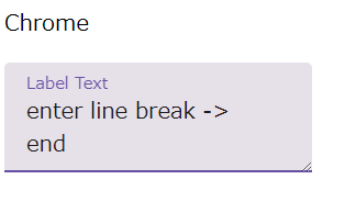 md-filled-text-field (type="textarea") not display line break in Firefox · Issue #4581 ...