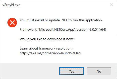 Cannot work under .net 7 runtime · 2dust v2rayN · Discussion #4399 · GitHub