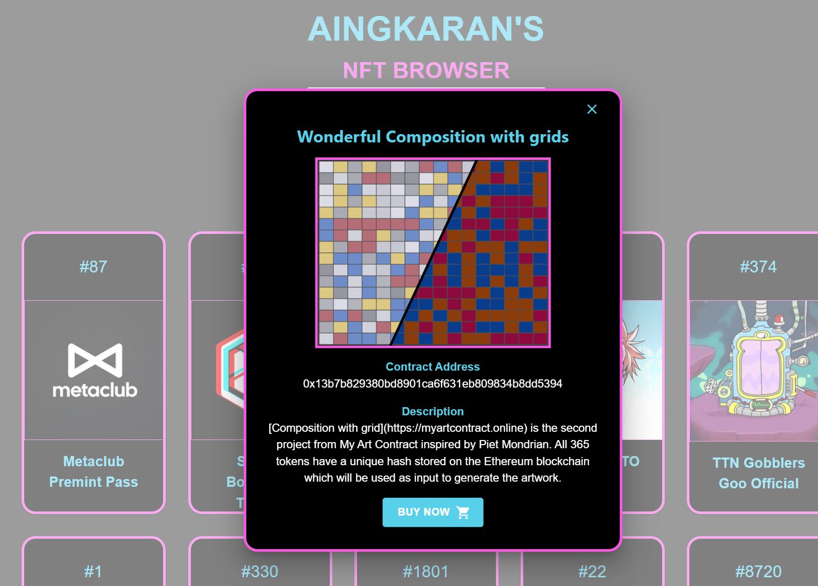 GitHub - Aingkaran/nft_browser