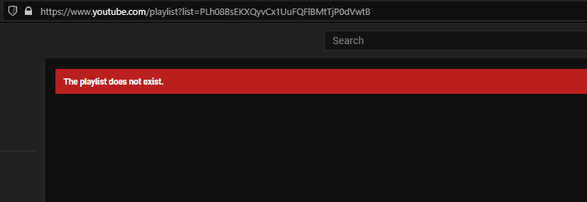 [Question] YouTube says playlist does not exist? · Issue #440 · yt-dlp ...