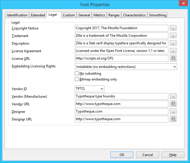 Erratic embeddability / Vendor ID specification · Issue #48 · mozilla/zilla-slab · GitHub
