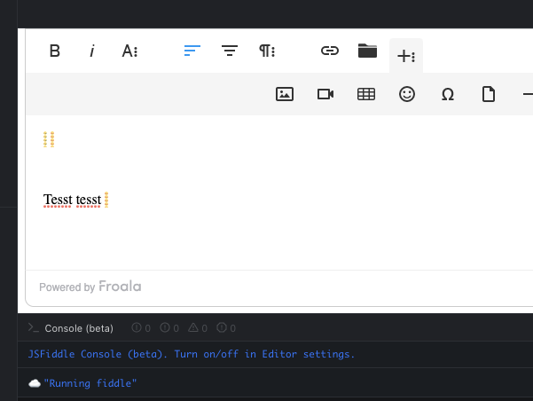 Bug Emojis Are Inserted 4 Stacked Within A Single Line When Iframe · Issue 4137 · Froala