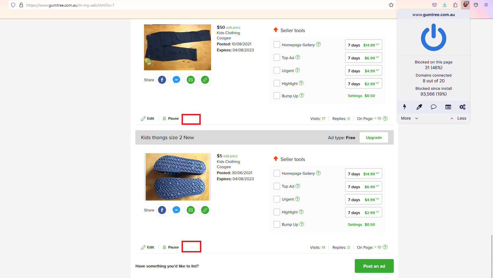 gumtree.com.au: breakage · Issue #18848 · uBlockOrigin/uAssets · GitHub